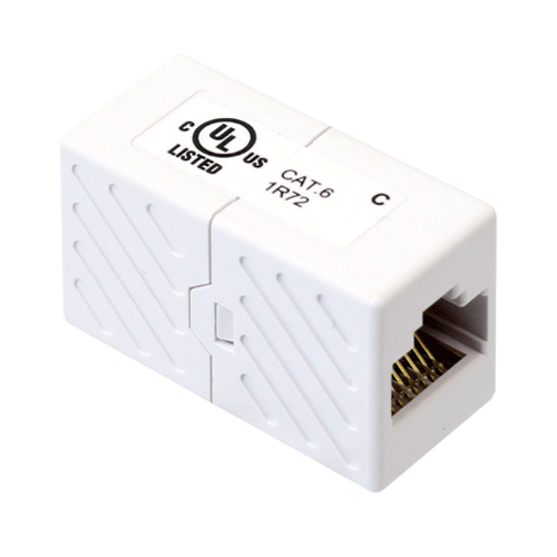 ACOPLADOR RJ45/RJ45 CAT 6 BLANCO DIXON JE315A-C6/WH – Tecno Mayorista